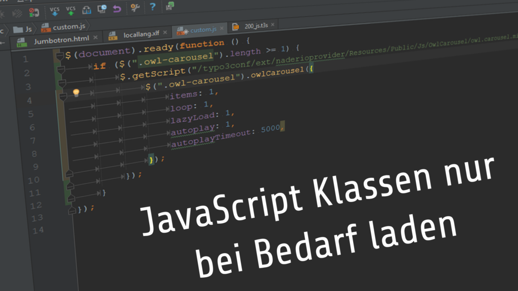 JavaScript für Slider oder Lightbox etc. nur bei Bedarf laden [jQuery ...